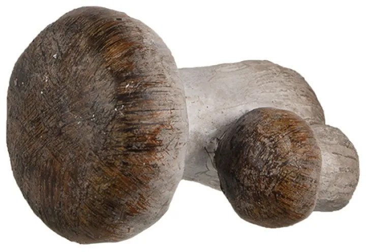 Keramická dekorace dvou hříbků se širokou nohou – 6x5x7 cm
