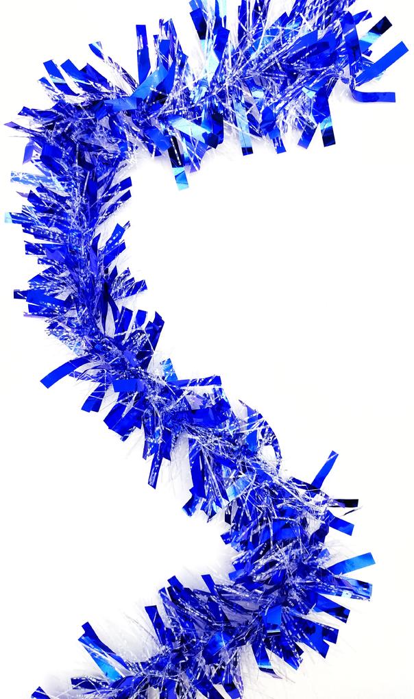 Vánoční dekorační girlanda, modrá, 2m