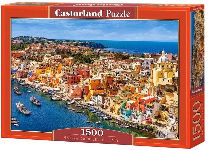 Castorland puzzle přístav corricella, itálie 1500 dílků