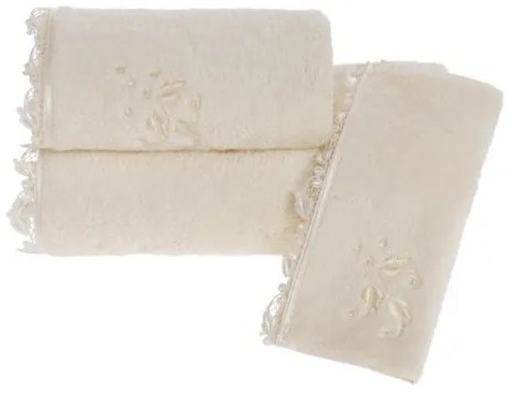 Soft Cotton Luxusní ručník NAKKAS 50x100 cm Bílá, 580 gr / m², Česaná prémiová bavlna 100%