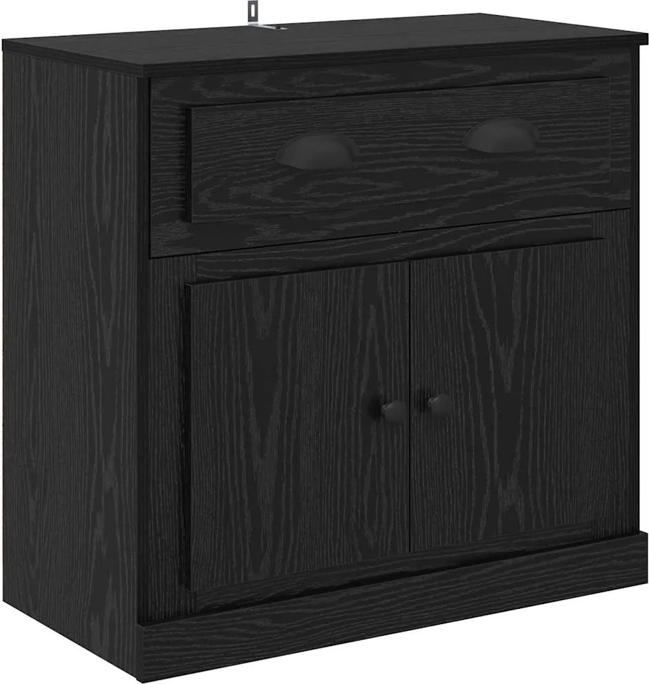 Konzole 2 ks Černý dub 70 x 35,5 x 67,5 cm Kompozitní dřevo 3402661