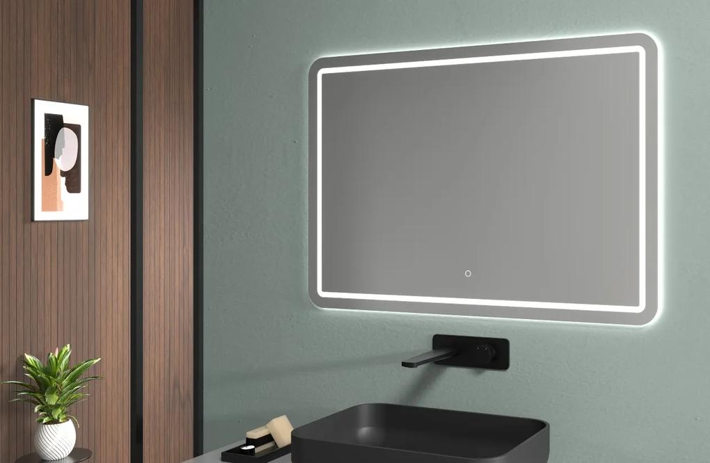 CERANO - Koupelnové LED zrcadlo Retano - 100x70 cm