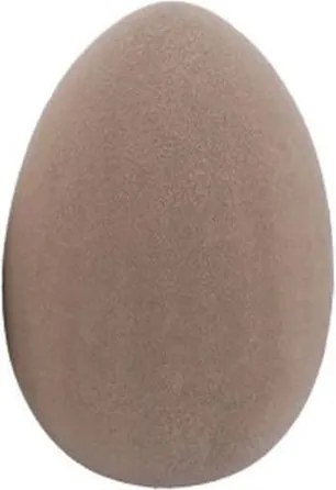 Hnědé gigantické velikonoční vejce Egg Easter Flock XL - Ø 38*53 cm