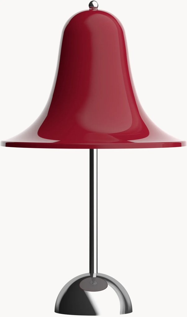 Malá přenosná stmívatelná stolní LED lampa Pantop, design Verner Panton