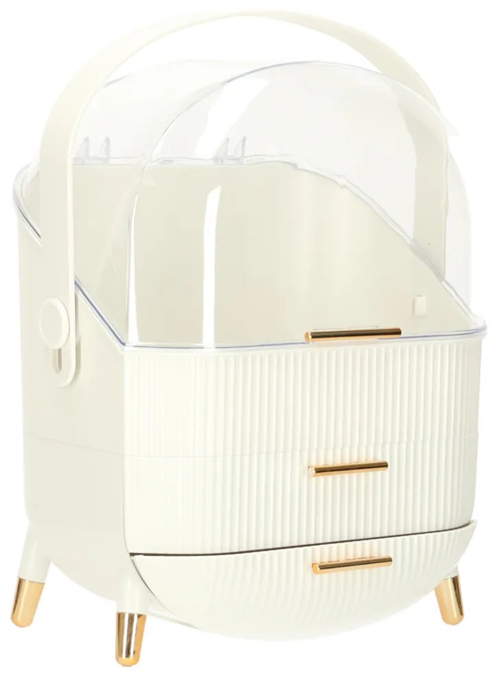 Creative Corner Skříňka na organizér kosmetiky Casket bílá