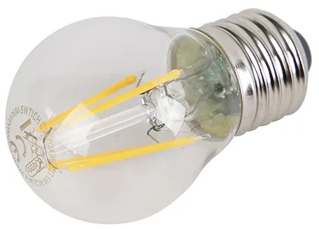 Sada 5 LED žárovek E27 P45 5W 700 lm 2700K s 3-stupňovým stmíváním