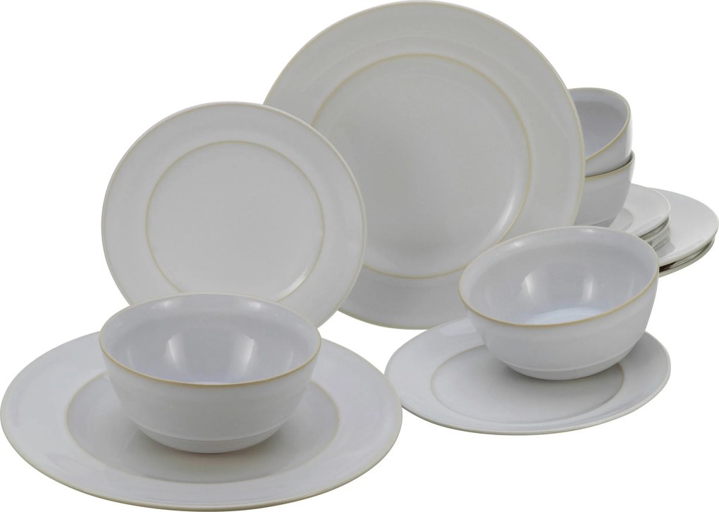 XXXLutz KOMBINOVANÁ SOUPRAVA ANTIQUE OFFWHITE 12dílné Creatable - Online Only nádobí - 007768096301