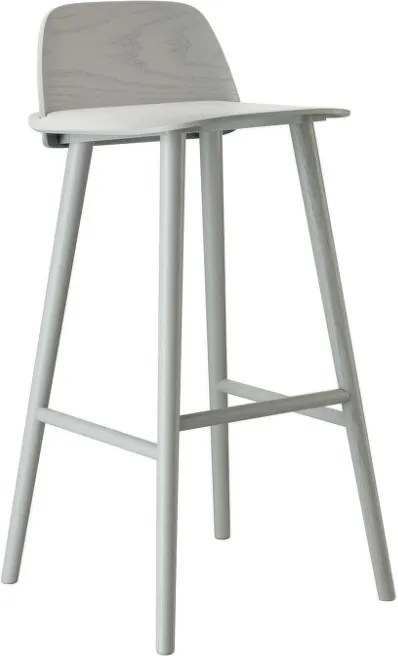 Muuto Barová stolička Nerd 75 cm, grey
