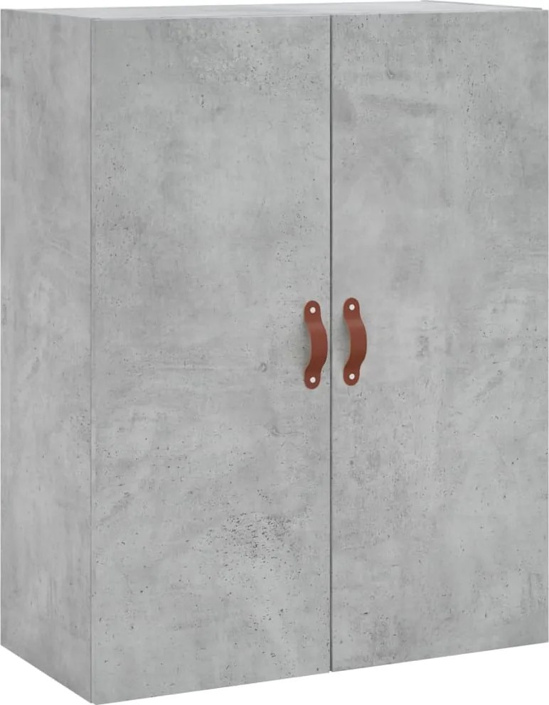 Skříň highboard betonově šedá 69,5x34x180 cm kompozitní dřevo 3195711