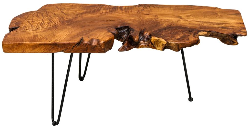 Noble Home Konferenční stolek FARO, 100 cm, akácie