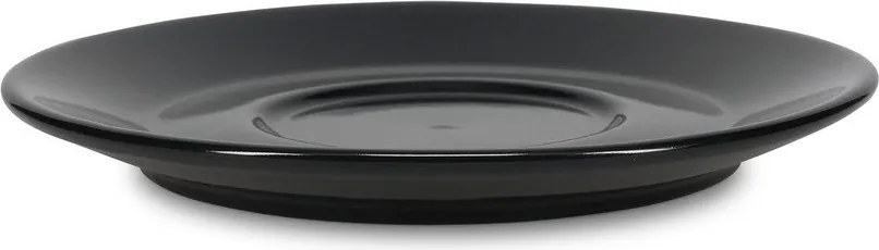Černý porcelánový podšálek ø 16,5 cm Barista – BonBistro
