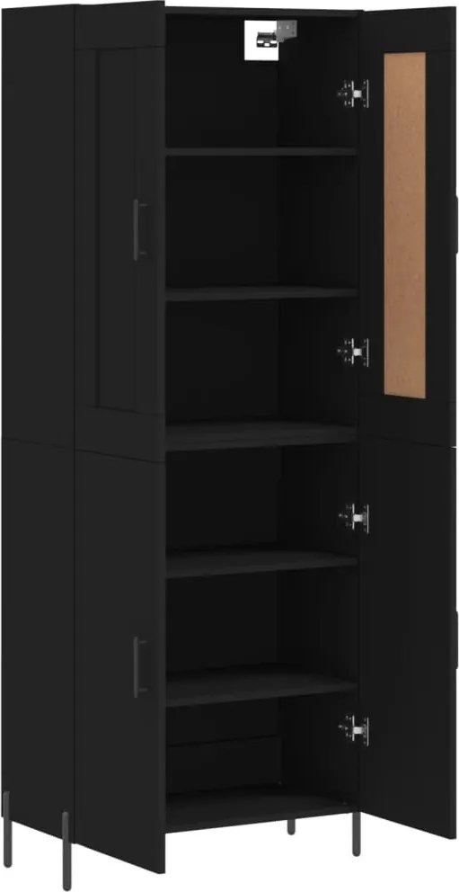 vidaXL Skříň highboard 69,5 x 34 x 180 cm kompozitní dřevo [3199562] Barva: Betonová šedá