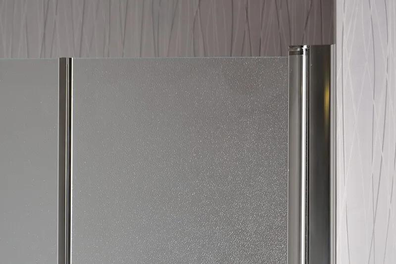 ARTTEC Dvoukřídlé sprchové dveře do niky SALOON 105 - 110 cm grape sklo