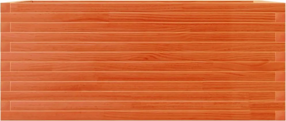 Zahradní truhlík voskově hnědý 110x60x46 cm masivní borovice 3282461