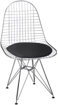 Jídelní židle Net inspirovaná Wire chair černá 