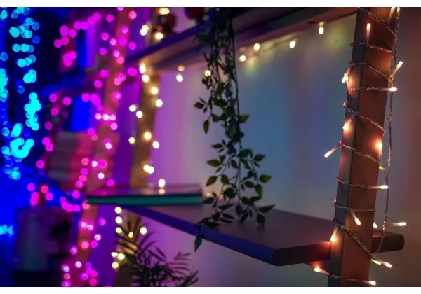 Twinkly TWS250SPP-TEU - LED RGBW Venkovní  řetěz 250xLED 23,5m IP44 Wi-Fi