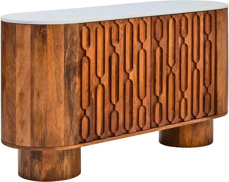 Komoda z mangového dřeva v přírodní barvě 140x75x45 cm Torcino – Premier Housewares