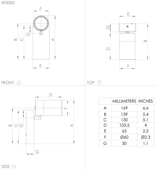 Eglo 390082 - LED Nástěnné bodové svítidlo CUMARIBO 1xGU10/4,5W/230V 3000K