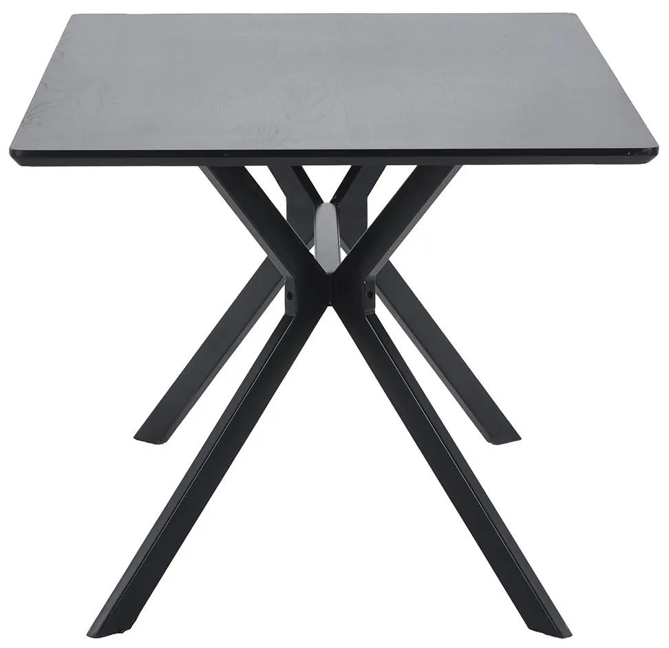 Obdélníkový stůl bruno 200 x 90 cm černý MUZZA