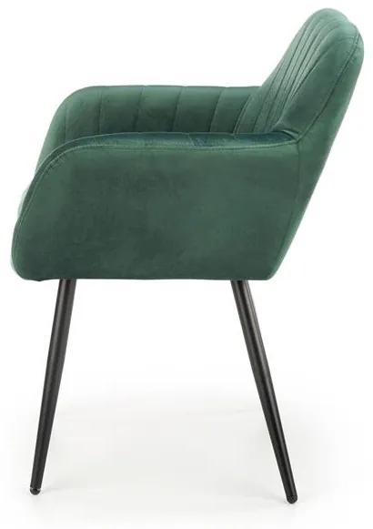 HALMAR K429 židle tmavě zelená