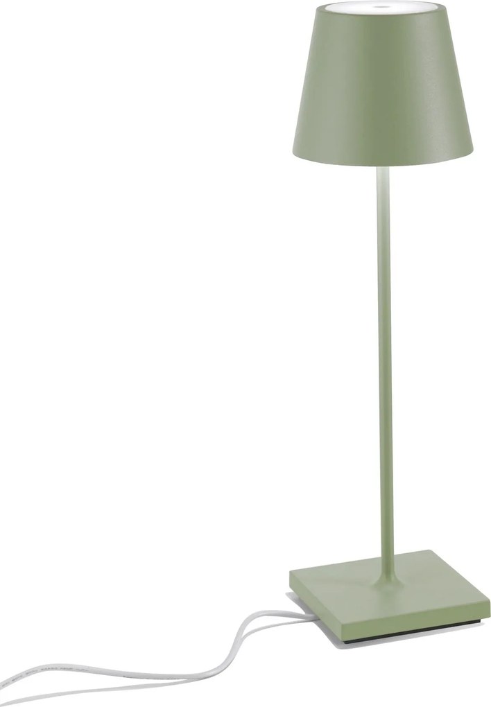 Stolní lampa Poldina 38 cm zlatá