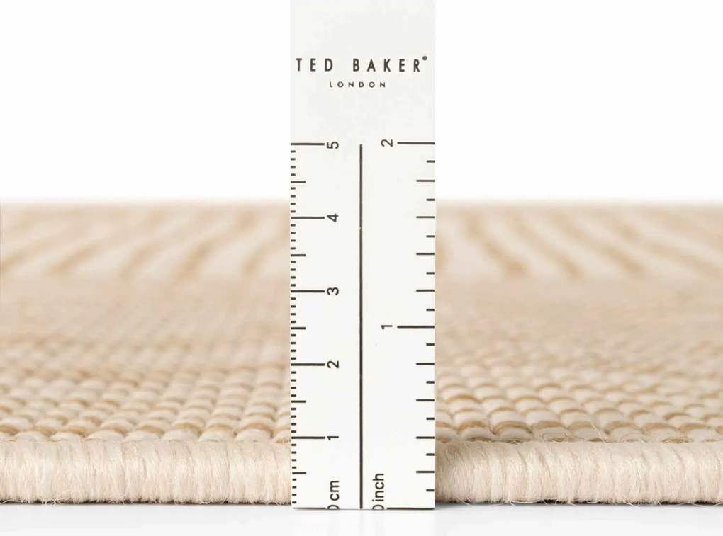 Ted Baker, Kusový koberec Ted Baker Haringey 106373 Natural White, 120x170, béžová, chodba / předsíň