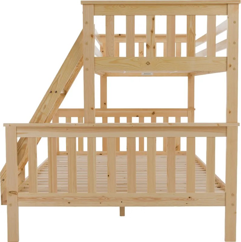 Patrová rozložitelná postel 90/140x200, přírodní, LUINI Kondela 0000235839