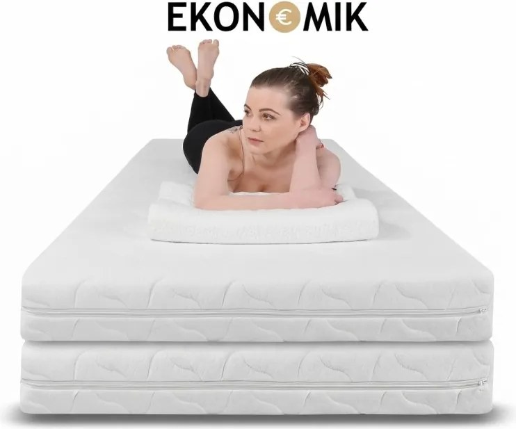Matrace Ekonomik 10 EMI 90 × 200 cm 1 + 1 ZDARMA