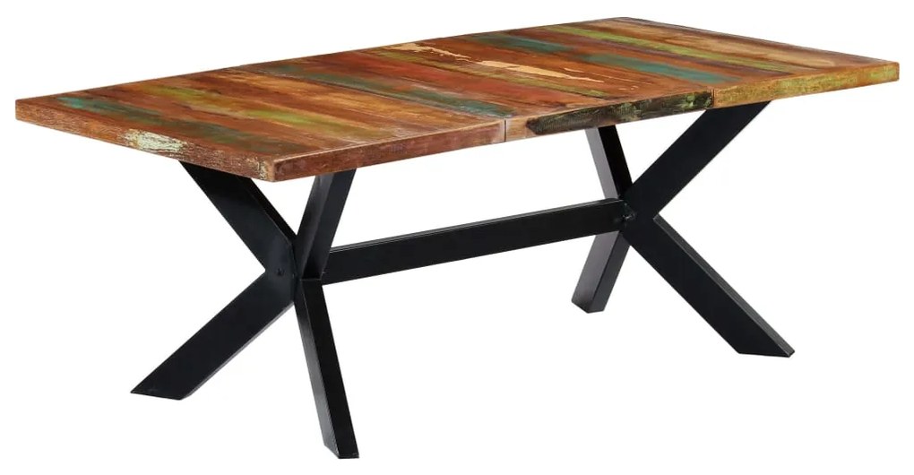 Jídelní stůl - masivní recyklované dřevo | 200x100x75 cm