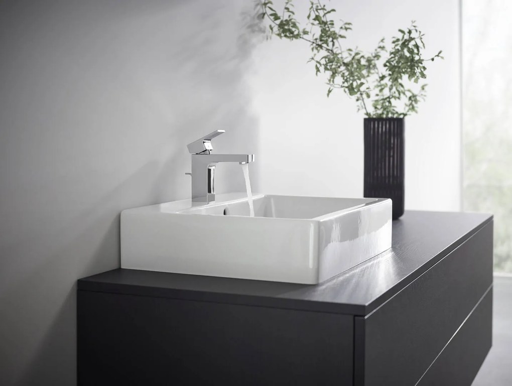 Hansgrohe Vernis Shape, umyvadlová baterie s výpustí, EcoSmart, chromová, 71561000
