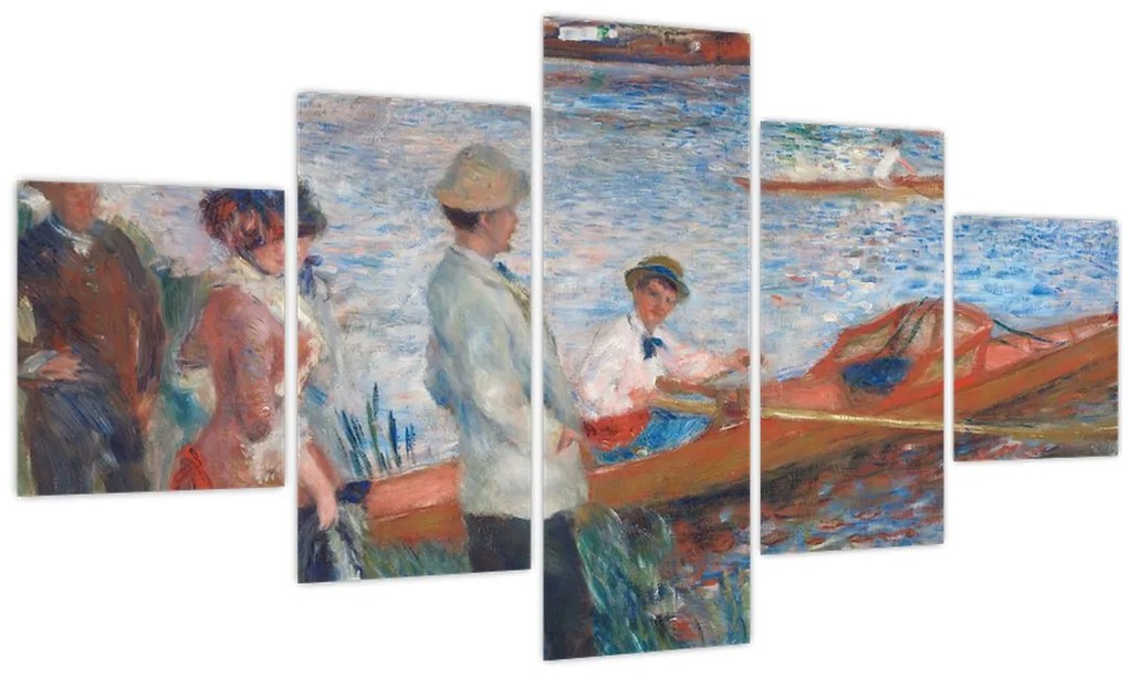 Obraz - Auguste Renoir, Oarsmen at Chatou, reprodukce (125x70 cm)