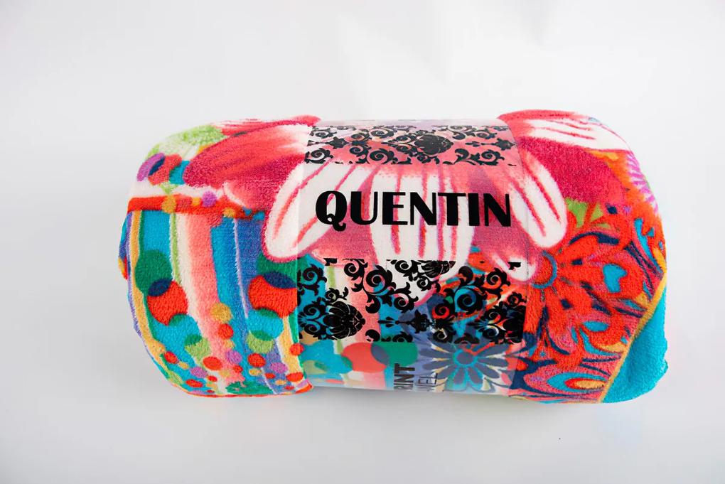 Quentin deka mikroflanel QUENTIN AK-2814 barevná ornamentová, 150x200cm |  BIANO