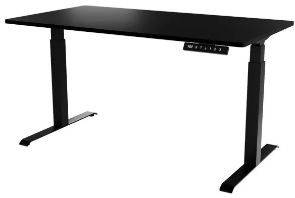 PC stolek Fogy Long 150, Barva: černá