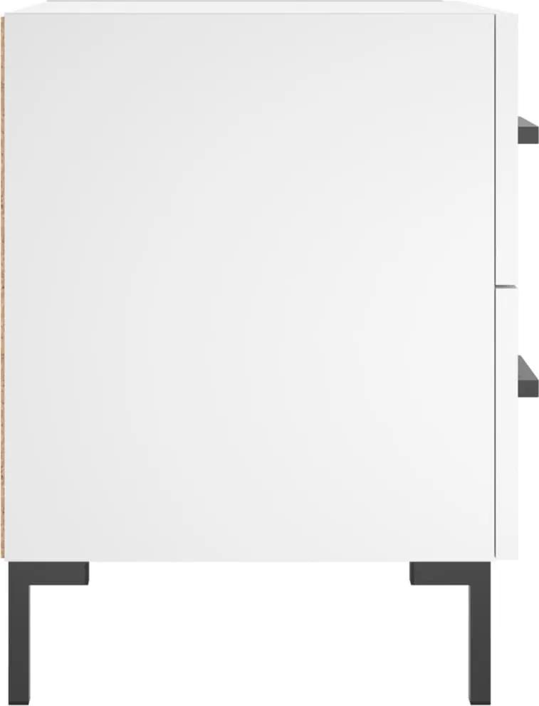 vidaXL Noční stolky 2 ks 40 x 35 x 47,5 cm kompozitní dřevo [827309] Barva: Bílá