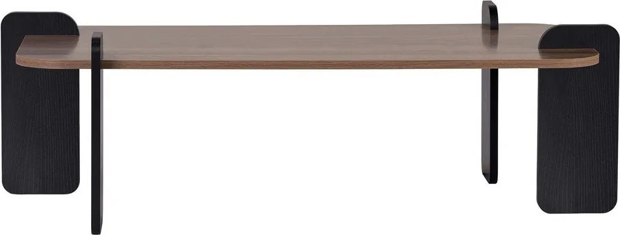 Hnědý konferenční stolek 60x120 cm Renard – Nordure
