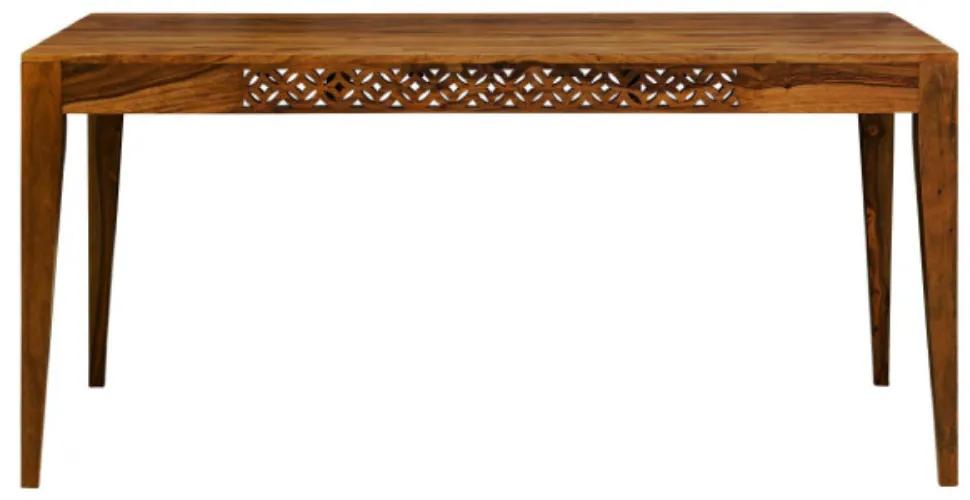 Massive home | Jídelní stůl 120x90 z masivního palisandrového dřeva Massive Home Rosie MIRA-120 Natural