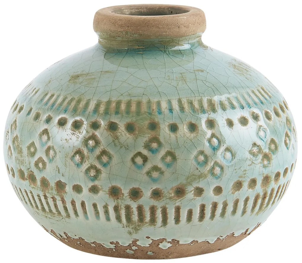 IB LAURSEN Keramická váza Green Ocean, multi barva, keramika