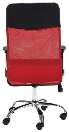 Kancelářská židle OCF-7, červená