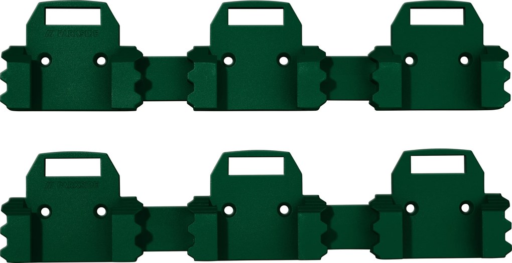 Parkside® Sada nástěnných držáků X 20 V Team (sada trojitých držáků, 2dílná)