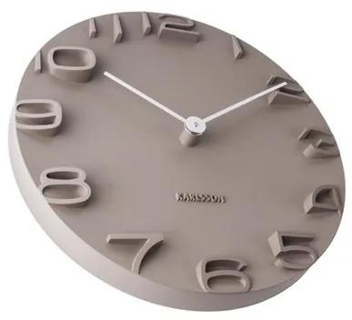Designové nástěnné hodiny 5311GY Karlsson 42cm