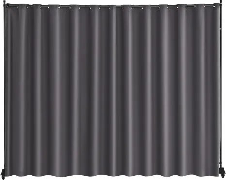 Dělicí stěna VEVOR, 308,5 × 45 × 245,5 cm – Šedá