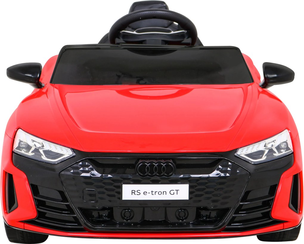 Ramiz Elektrické autíčko Audi RS E-Tron GT pro děti červené + dálkové ovládání + pohon 4x4 + rádio MP3 + LED + EVA