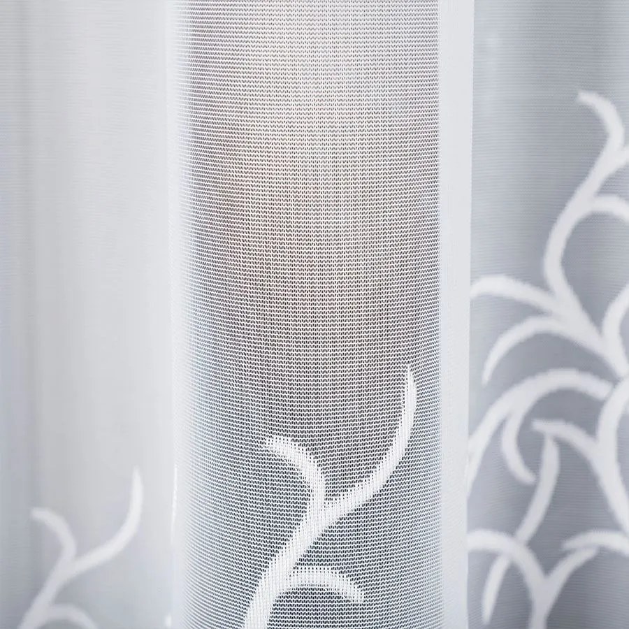 Dekorační oblouková krátká záclona na žabky BAKARO 160 bílá 420x160 cm MyBestHome
