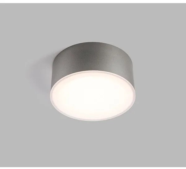 LED2 - LED Stropní svítidlo BUTTON LED/17W/230V stříbrná