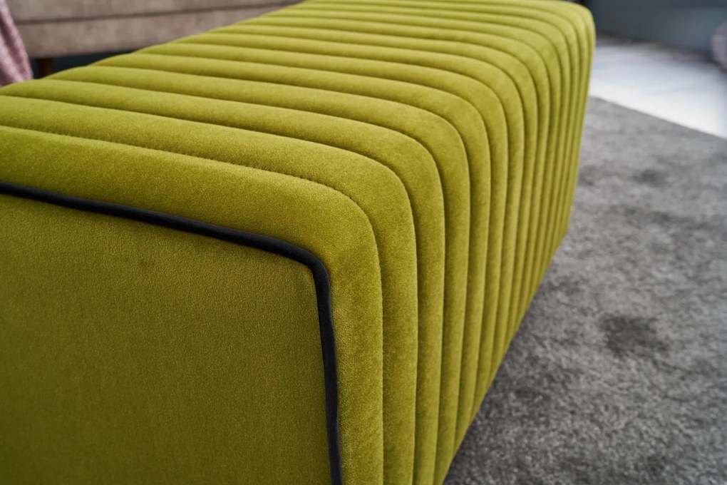 Atelier del Sofa Taburet Mabel Puf - Green, Zelená