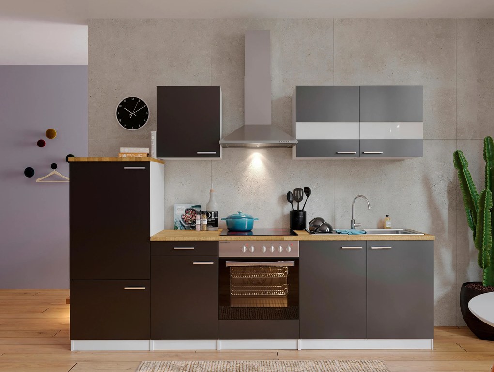 XXXLutz KUCHYŇSKÝ BLOK BEZ SPOTŘEBIČŮ 270/200/60 cm Respekta - Online Only kuchyňské linky - 001899028801