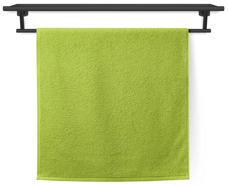 Ručník Veba FORTE hladký sytá zelená Velikost: 70x140 cm