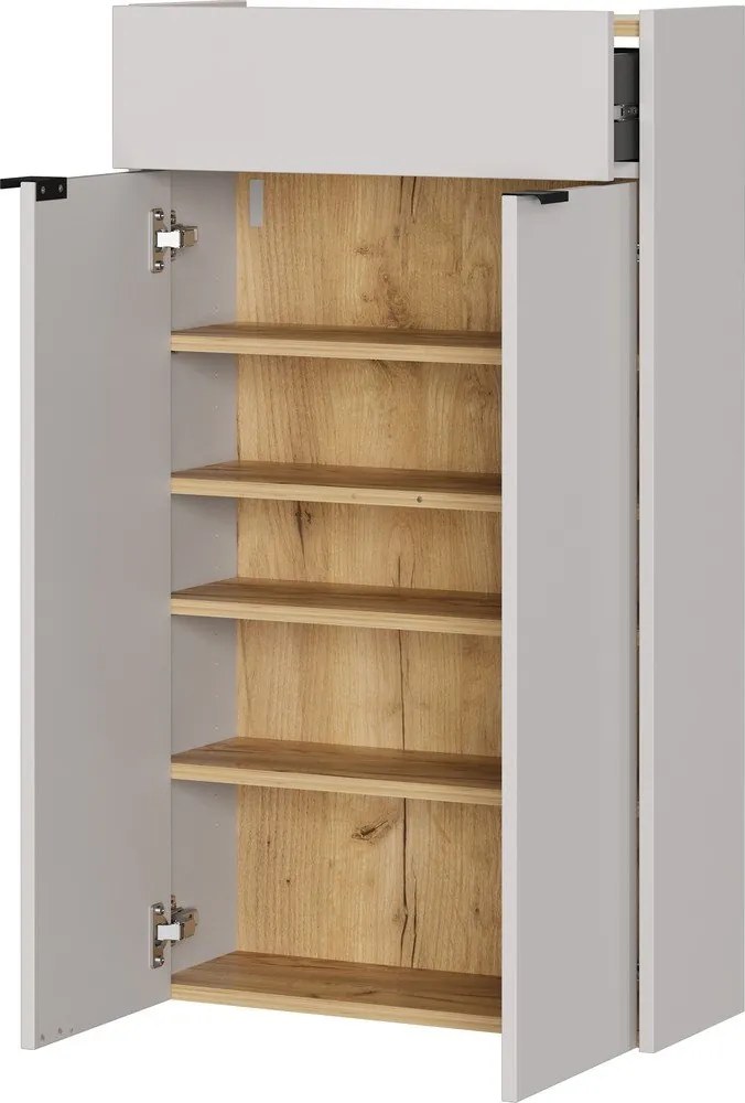 Krémová závěsná skříňka 56x97x22 cm Ameca – Germania