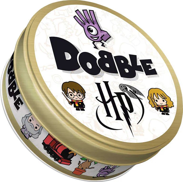 ASMODEE Hra postřehová Dobble Harry Potter v plechové krabičce *SPOLEČENSKÉ HRY* asdobhp01cz