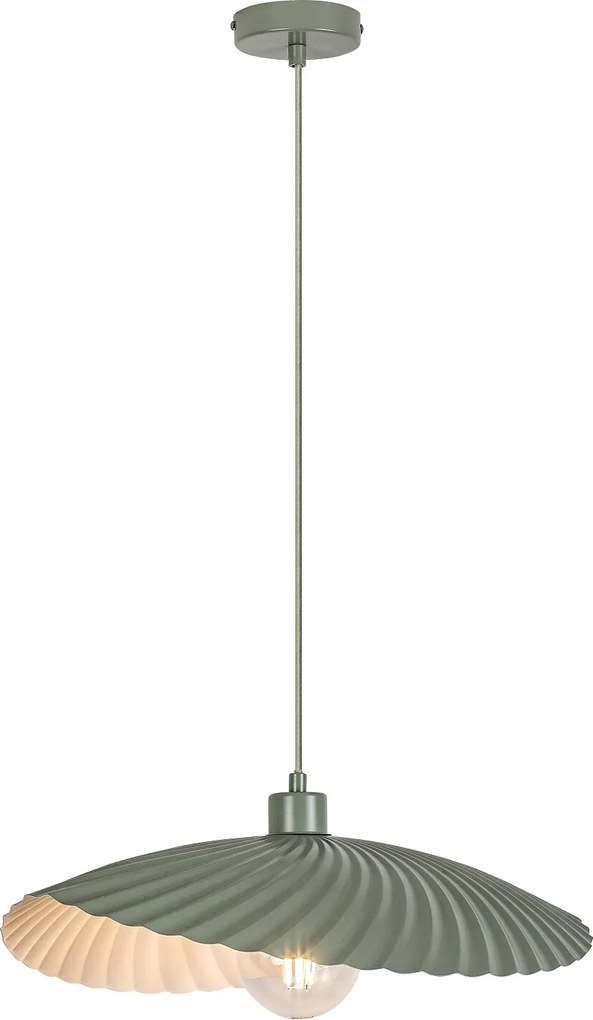 Rabalux BRIDGET závěsný lustr, zelená barva, průměr 47 cm